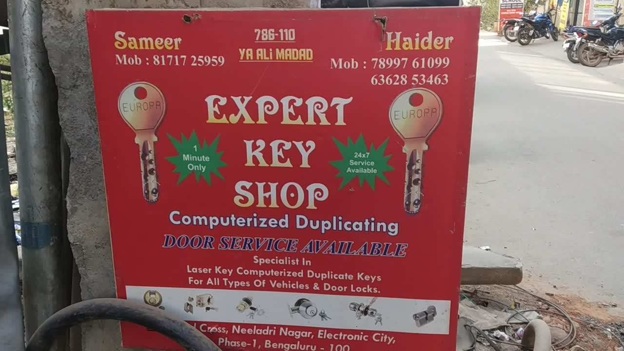 Videos from Expert Key Shop in Electronic City Phase 1, Bangalore ...