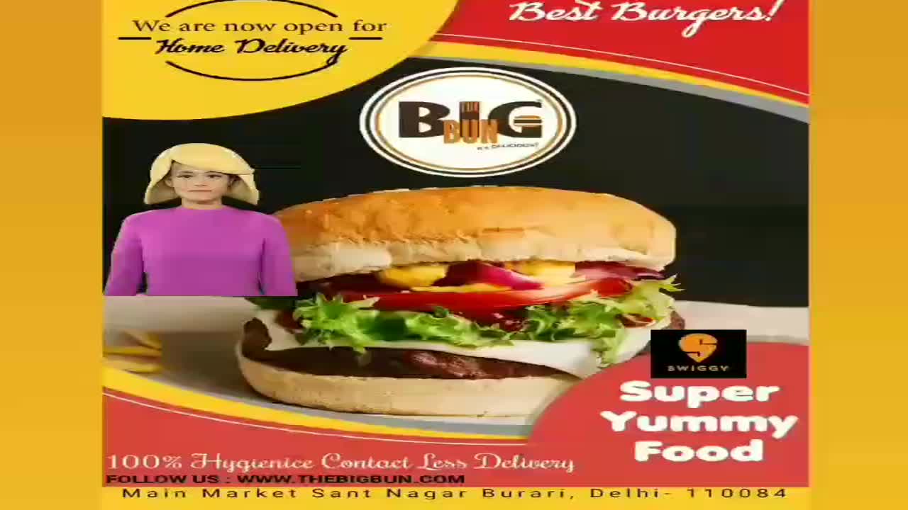 The Big Bun in Derawal Nagar,Delhi - Fast Food near me in Delhi - Justdial