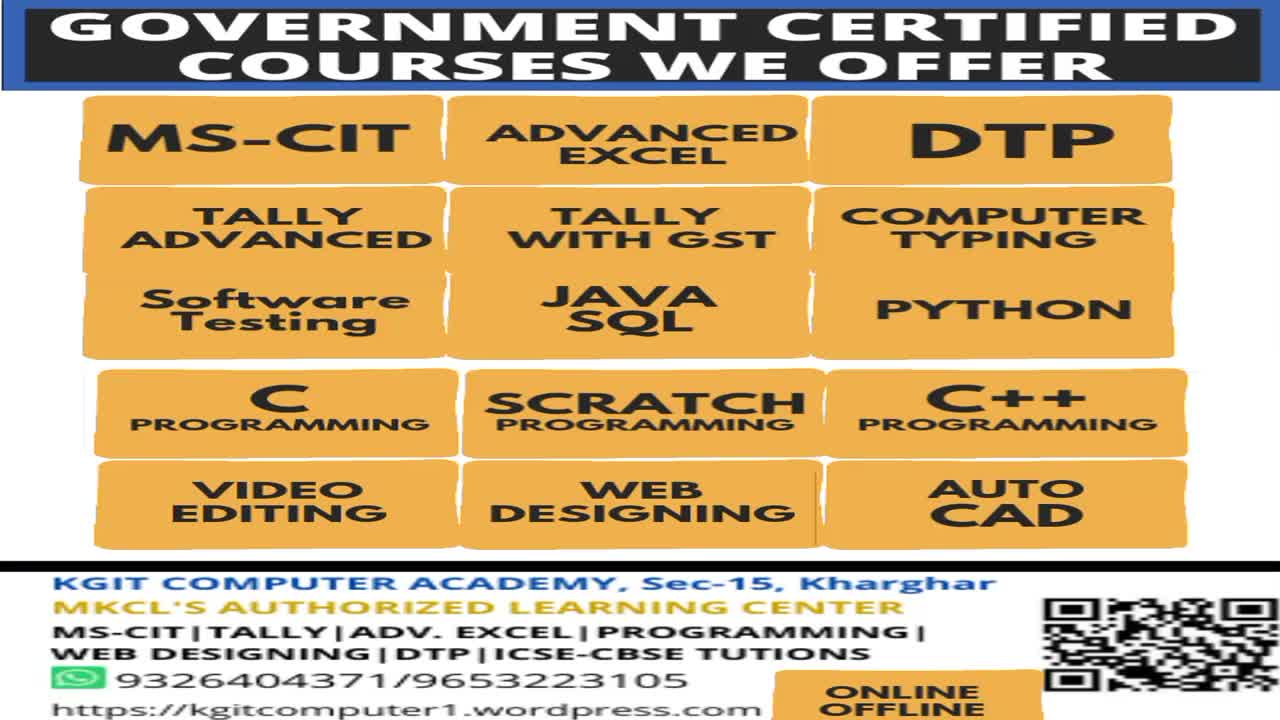 KGIT Computer Academy & Software Solution Center in Kharghar Sector 15 ...